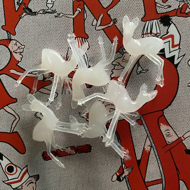 MINIATURE BULK DEER Plastic Mini Doe Crafting Minis Christmas - Etsy