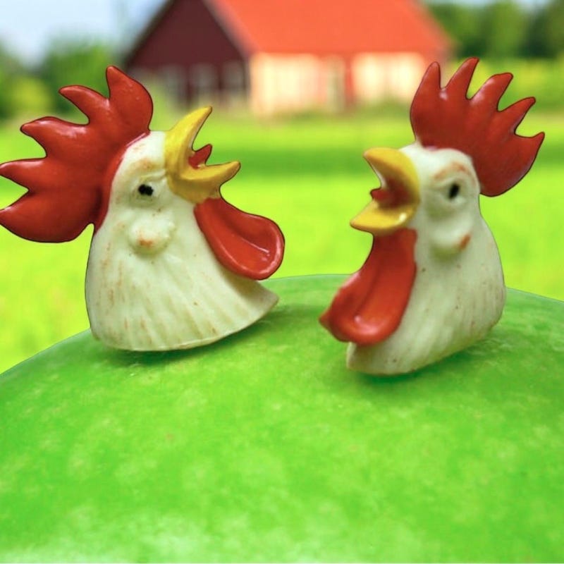 Miniature Roosters - Etsy