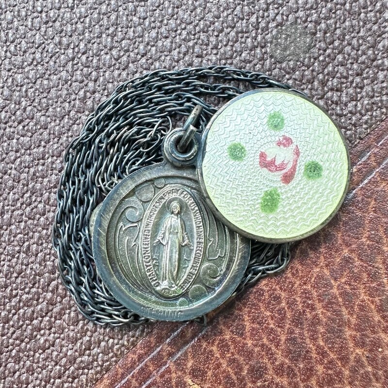 Virgin Mary Locket - Etsy