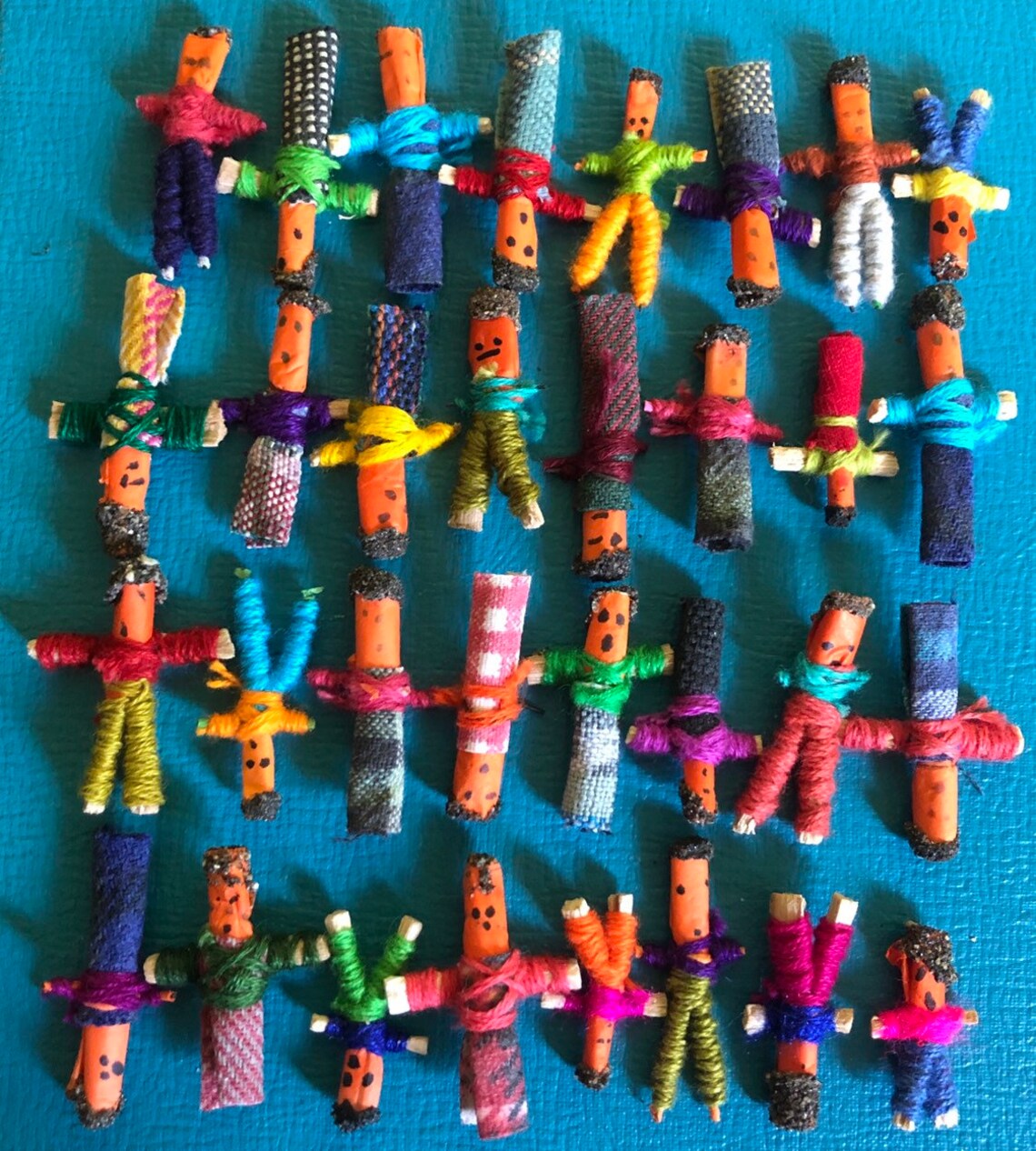 10pcs GUATEMALAN WORRY DOLLS Individually Handcrafted Trouble - Etsy