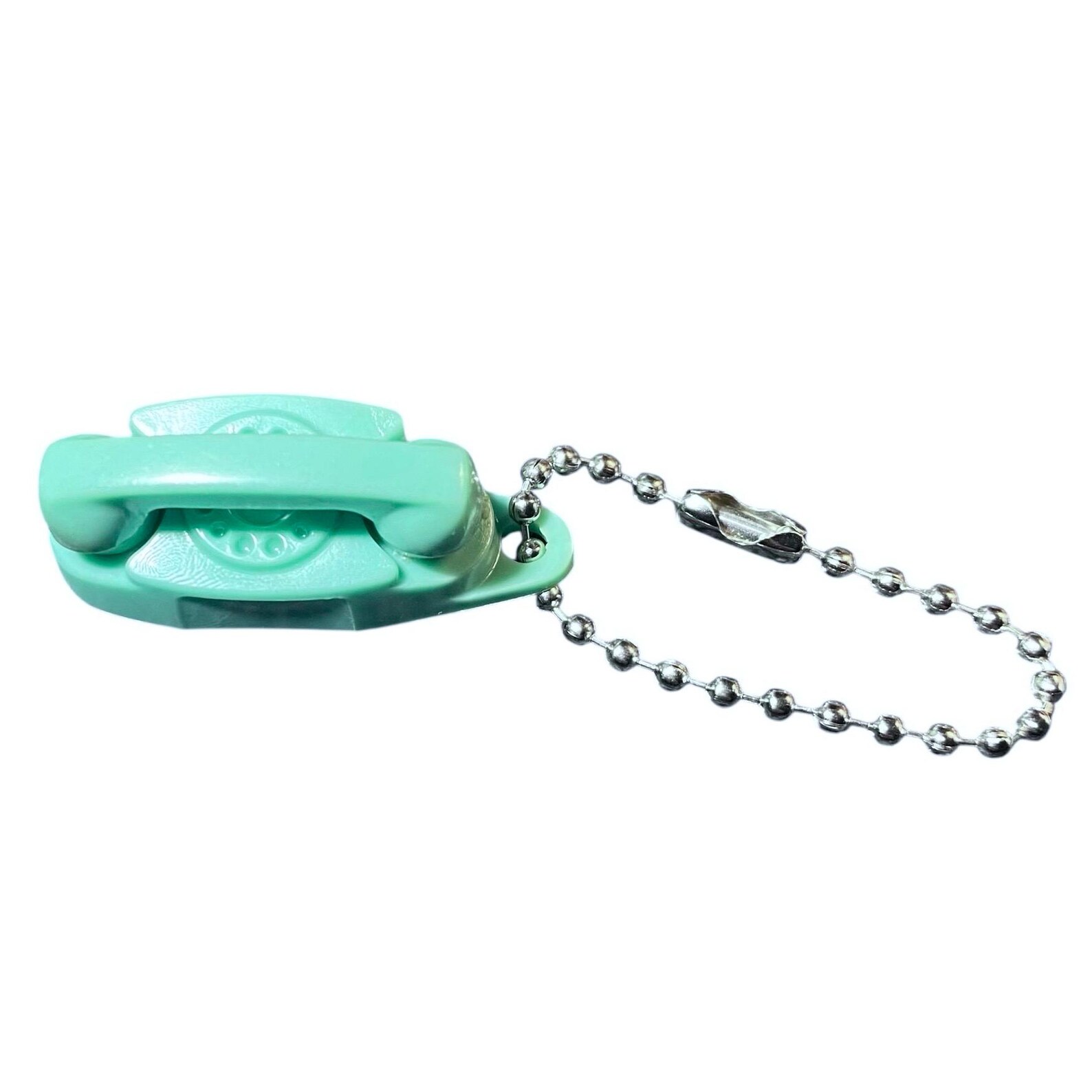 1pc PRINCESS PHONE KEYCHAIN Vintage Miniature Phone Plastic Charm Key ...