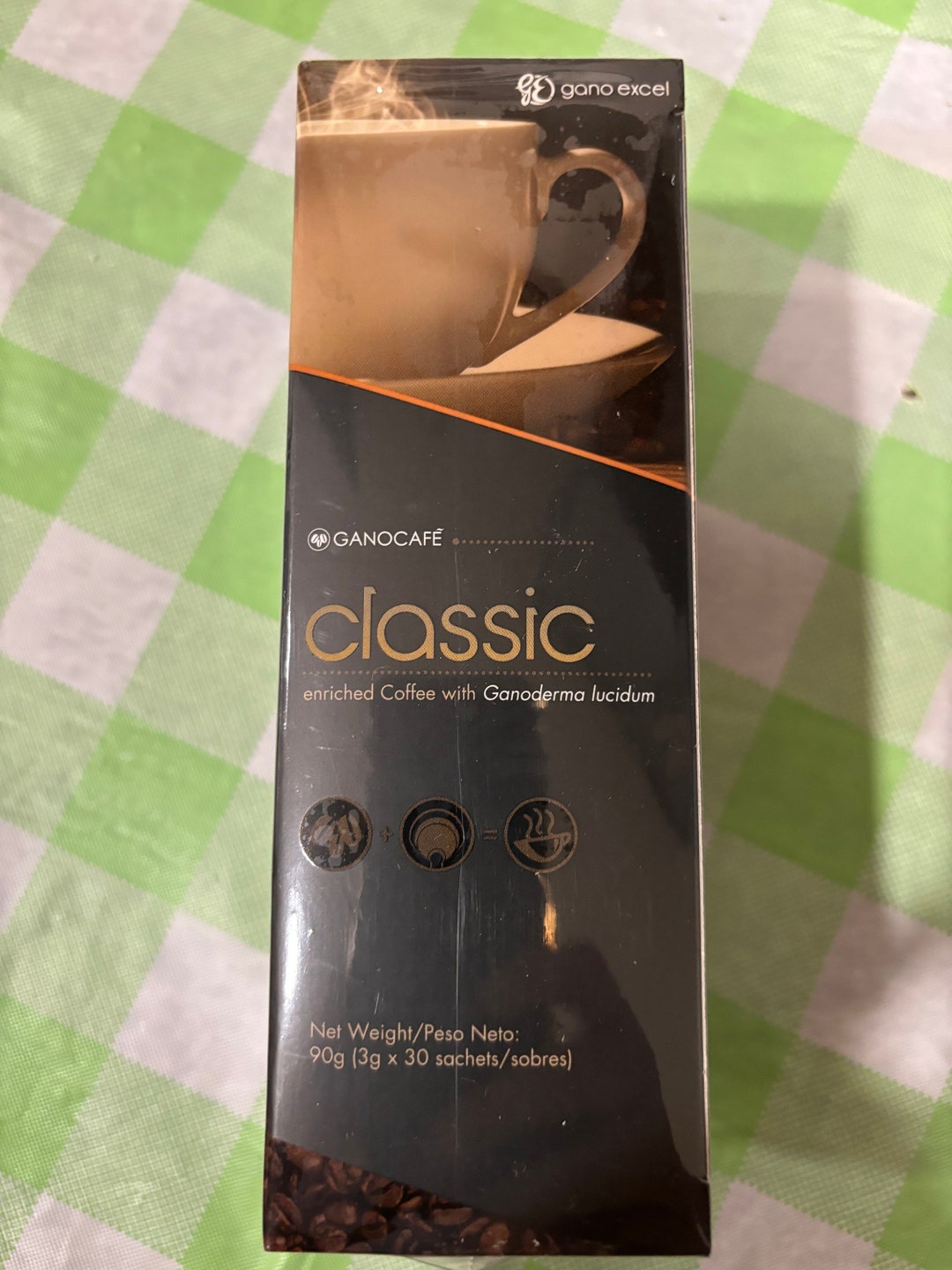 Café Clásico Café Negro Ganó Excel Con Ganoderma Café Con 30 Sachet ...