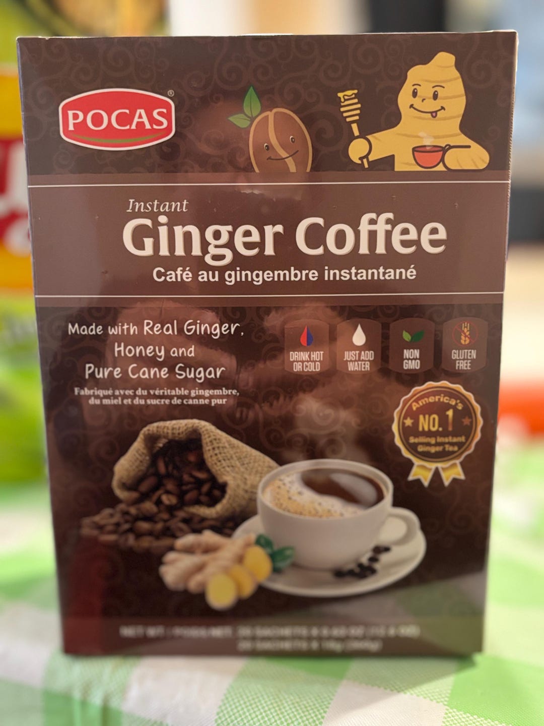 Instant Ginger Coffee With Ginger, Made With Real Ginger, Hiner, and ...