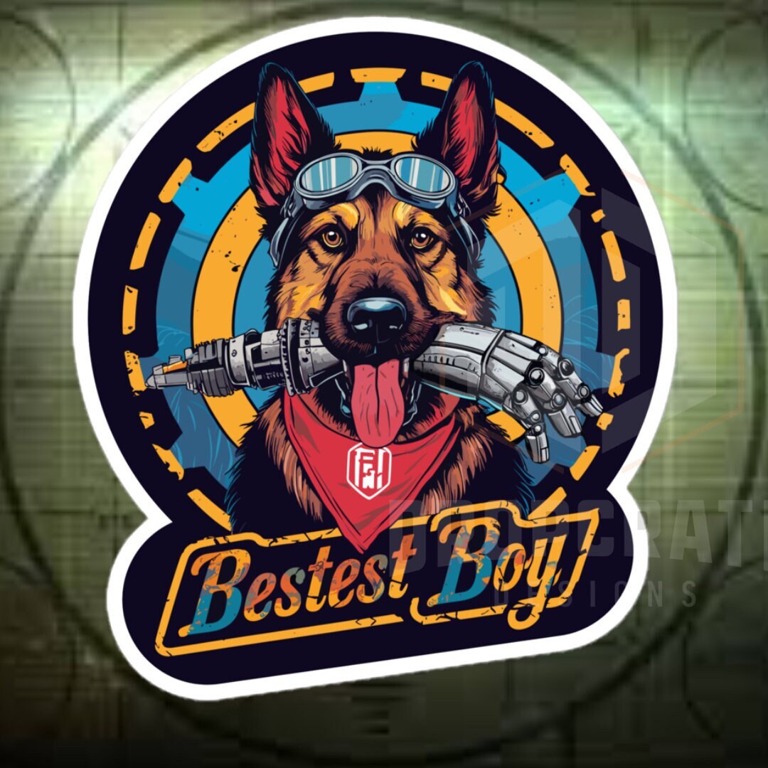 The Bestest Boy Dog Vinyl Sticker | 3 Sizes - Etsy