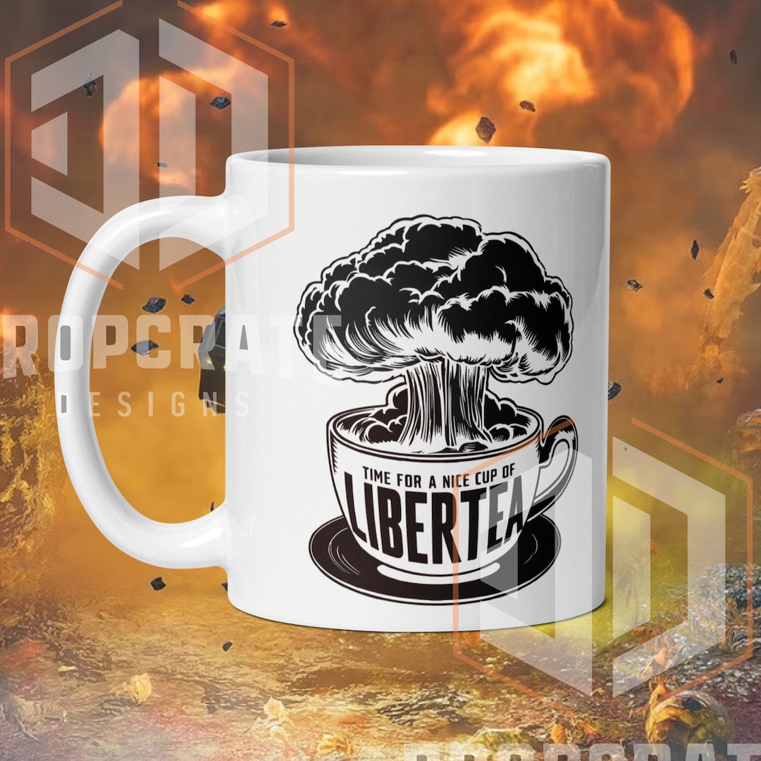 Liber-tea Helldivers 2 Mug, Time for a Nice Cup of Libertea, Helldivers ...