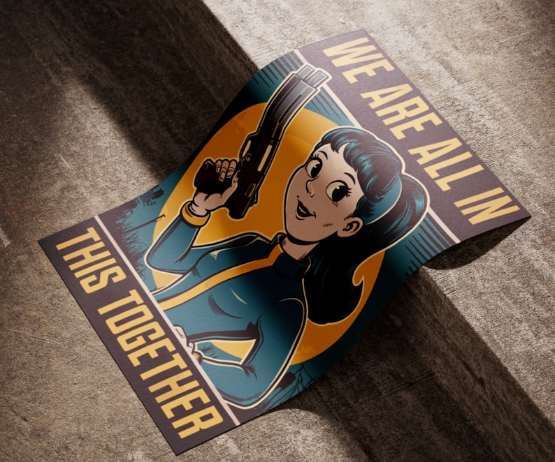 Retro-inspired Lucy Poster High-quality Matte Print Perfect for Fallout ...