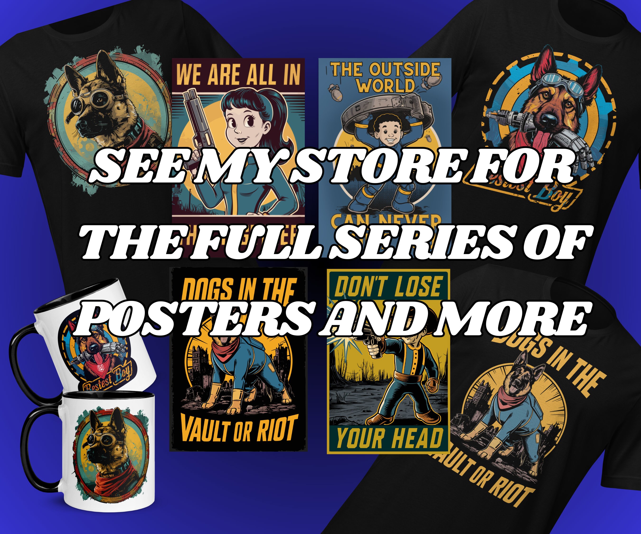 Retro-inspired Lucy Poster High-quality Matte Print Perfect for Fallout ...