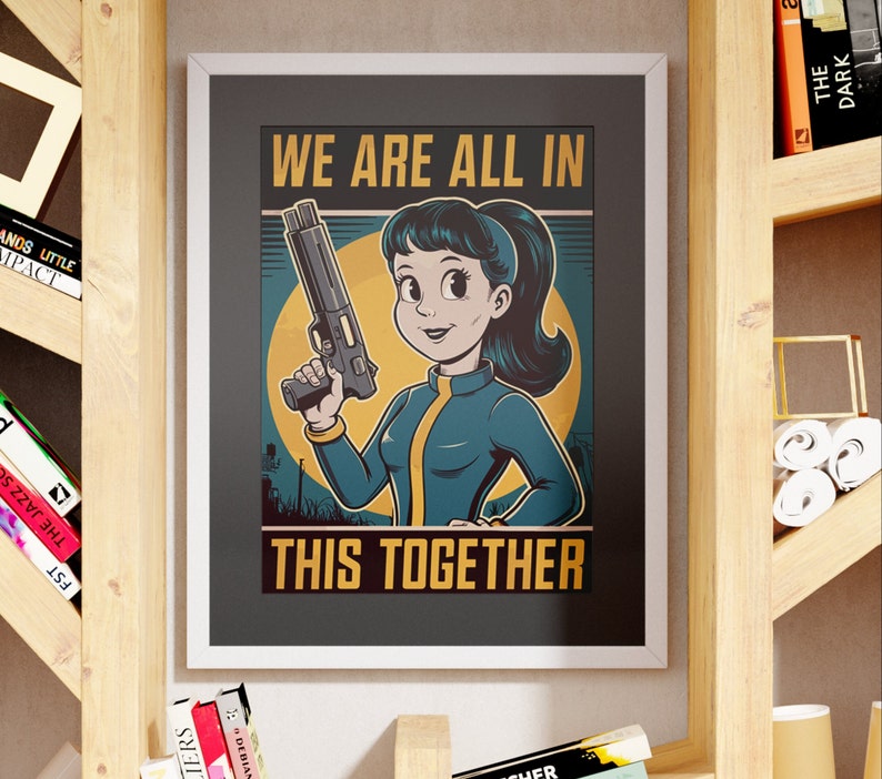 Retro-inspired Lucy Poster High-quality Matte Print Perfect for Fallout ...