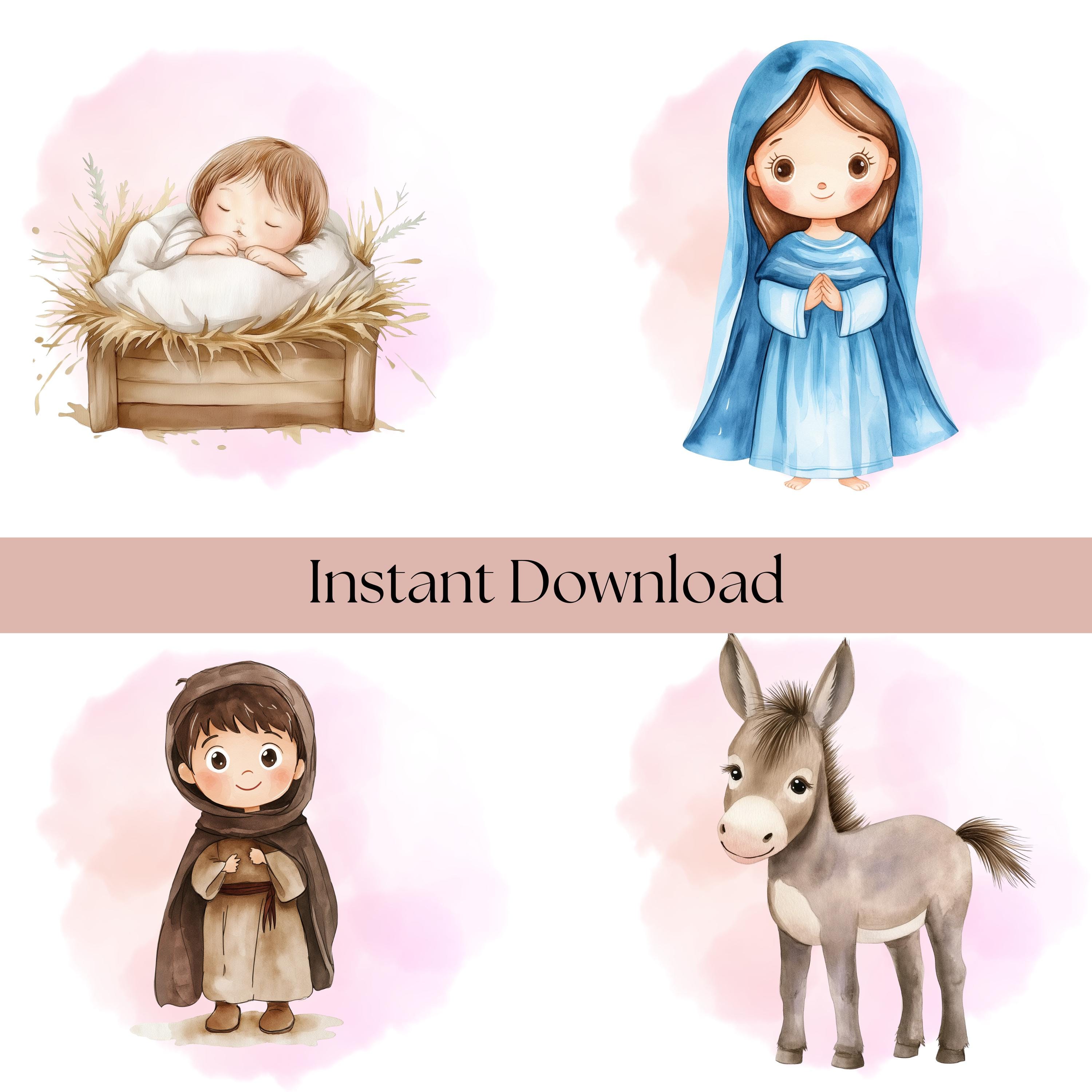 Cute Christmas Story Clipart- 16 PNG Images, Transparent Background ...