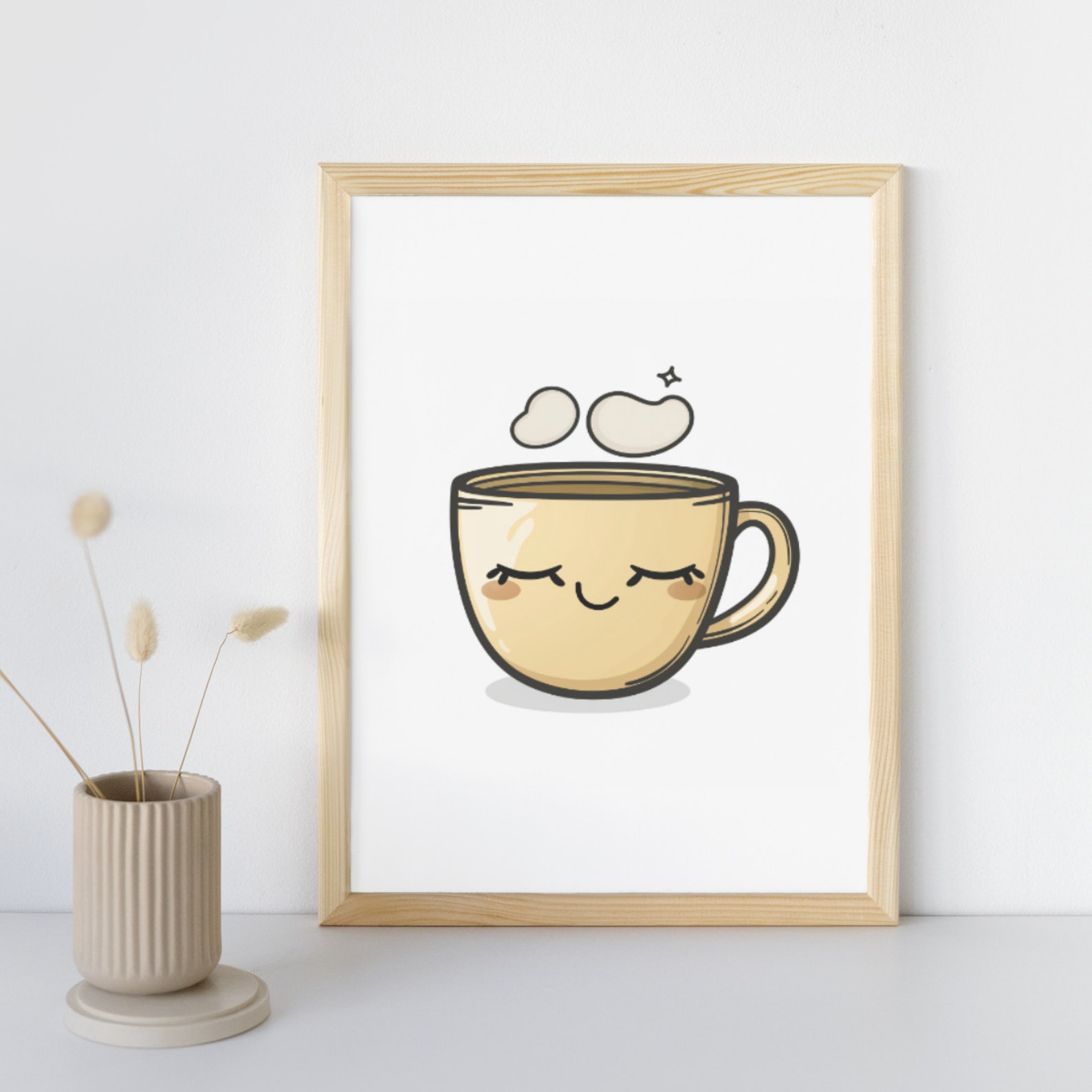 Cute Coffee Cup Characters PNG- Clipart for Commercial Use, Transparent ...