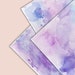 Lavender Watercolor Digital Paper Pack- 12 Watercolor Texture Clipart ...