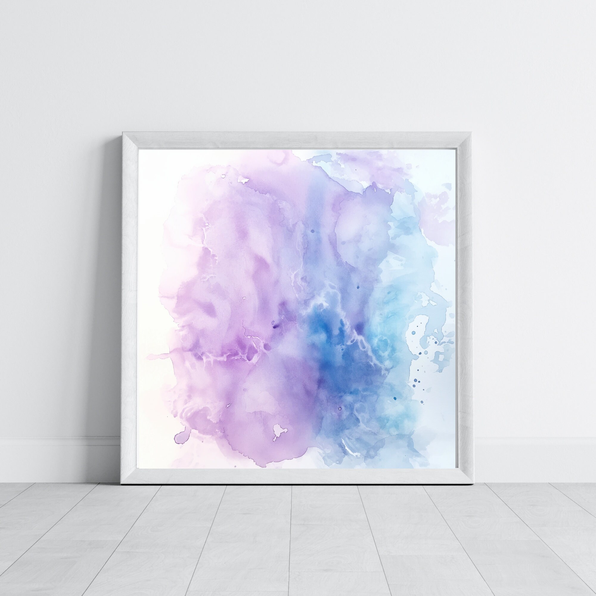 Lavender Watercolor Digital Paper Pack- 12 Watercolor Texture Clipart ...