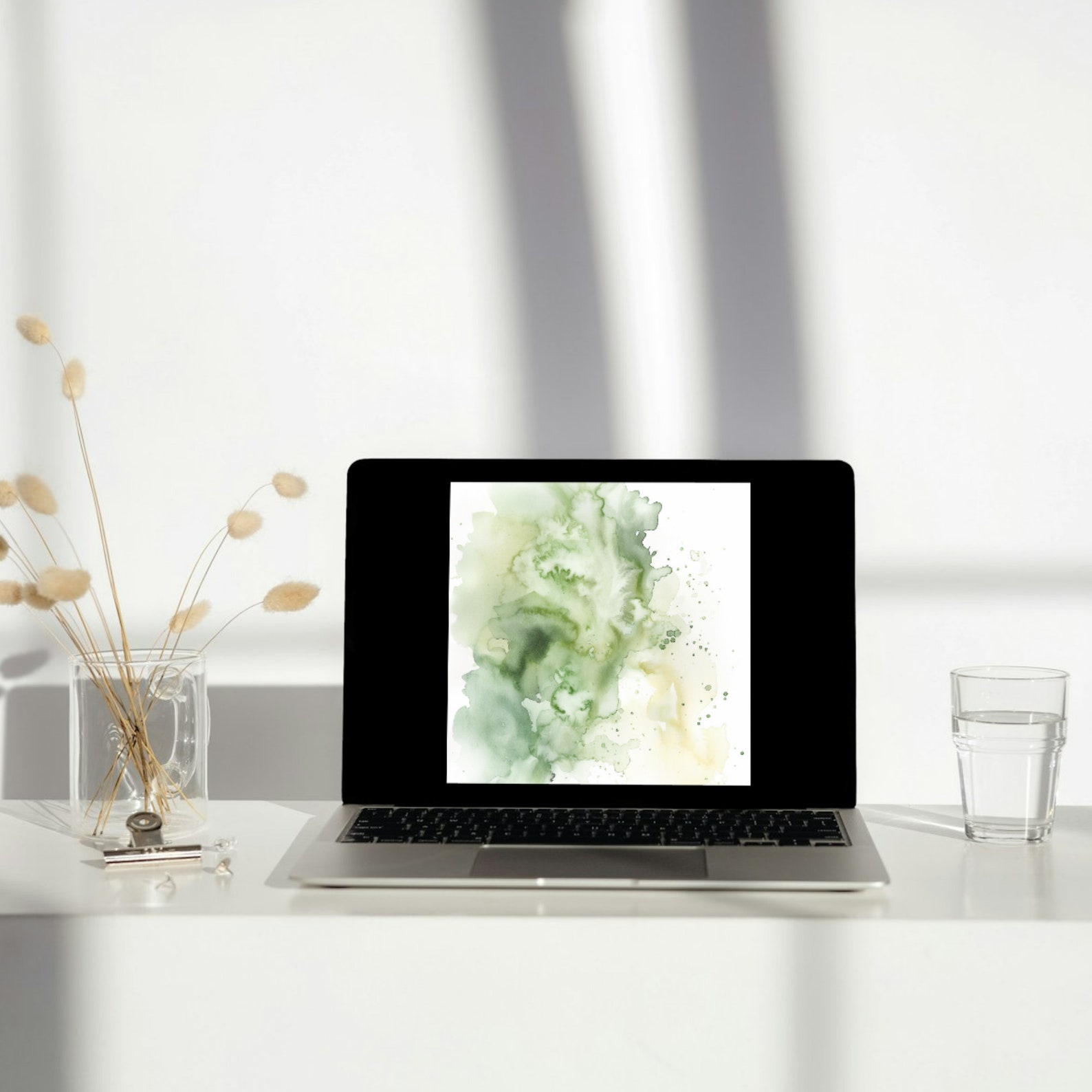 Green Watercolor Digital Paper Pack 10 Watercolor Texture Clipart ...