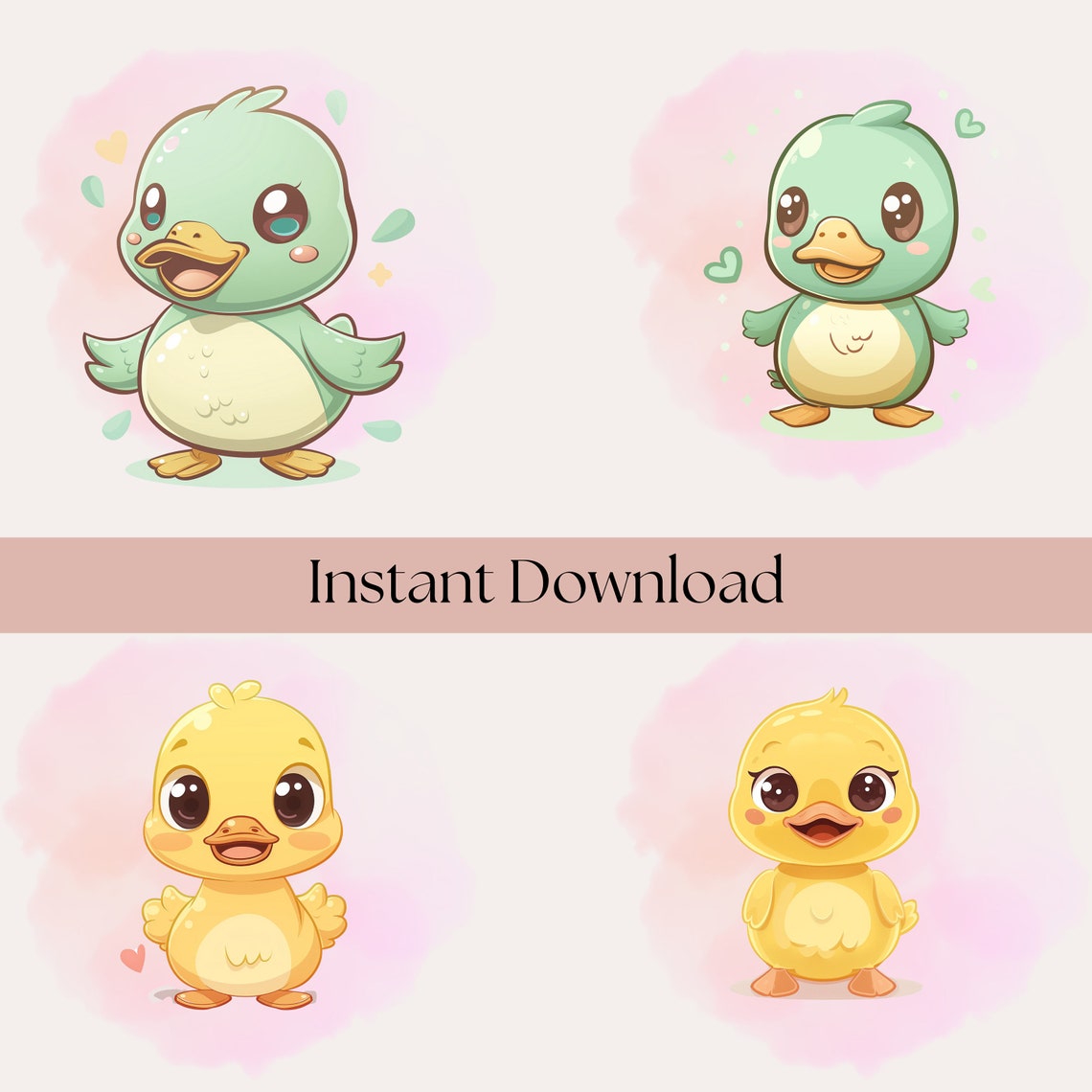 Cute Pond Animals PNG- Clipart for Commercial Use, Transparent ...