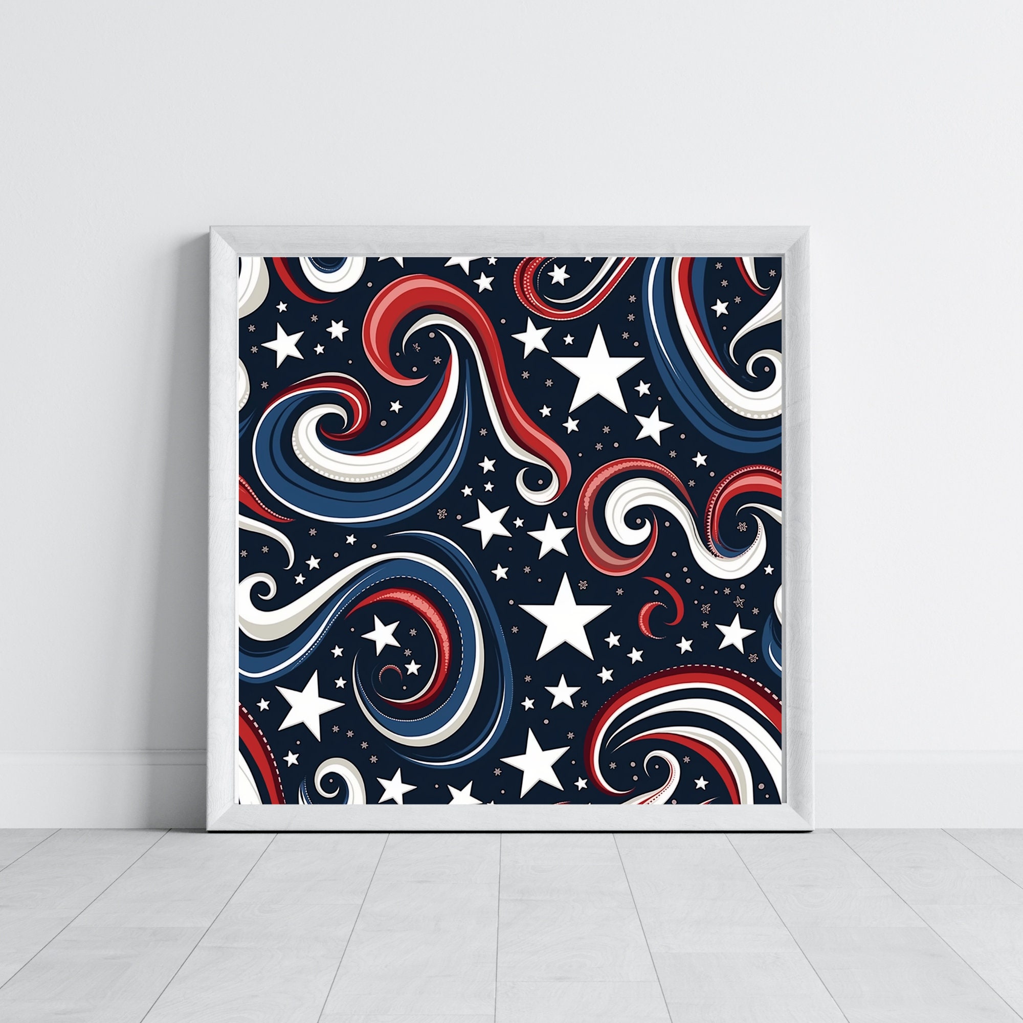 Fourth of July Digital Paper- 10 Stars and Stripes Pack, Background ...