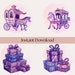 Cute Royalty in Purple PNG Royal Clipart for Commercial Use ...