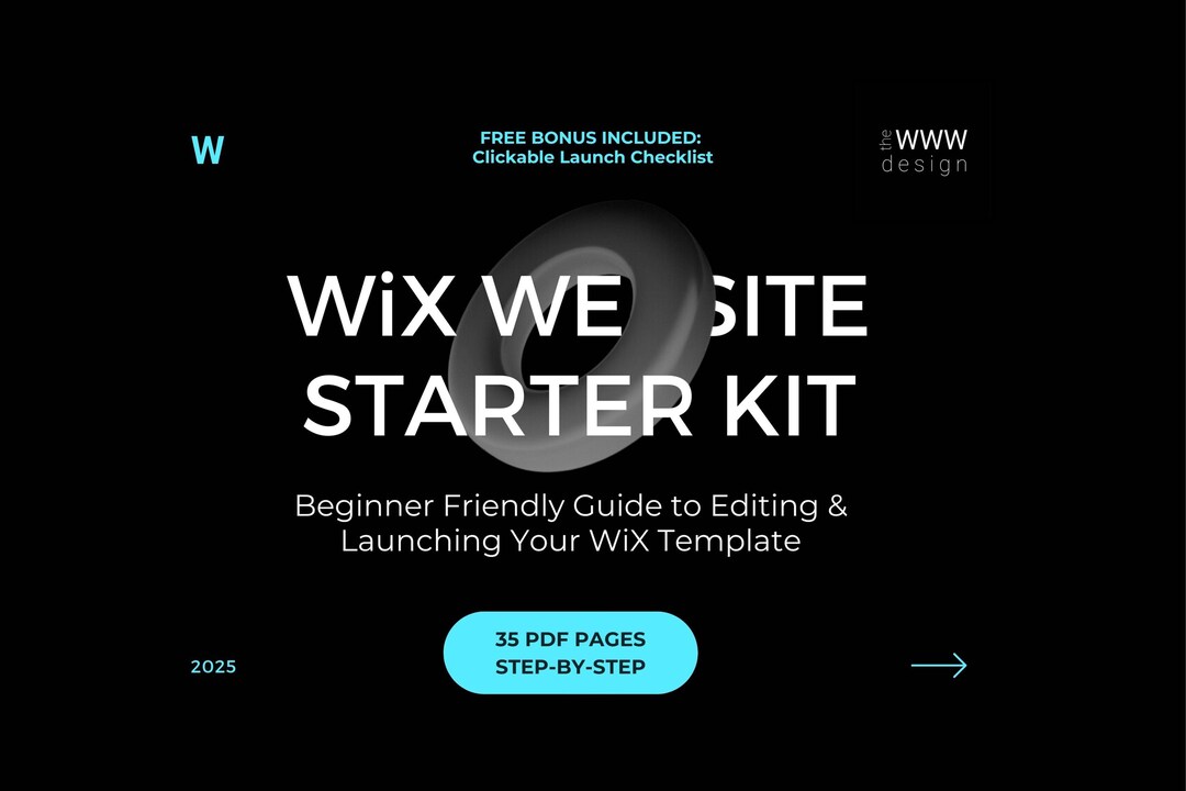 Wix Website Starter Kit: Beginner's Guide & Checklist (PDF) - Etsy