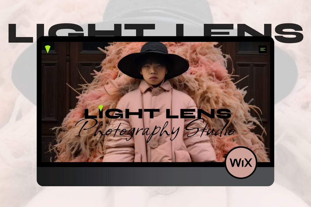 Wix Website Template PHOTOGRAPHY Photo Studio Portfolio Showcase Wix ...