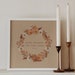 Thanksgiving Christian Decor Fall Floral Poster Psalm Bible Verse Print ...