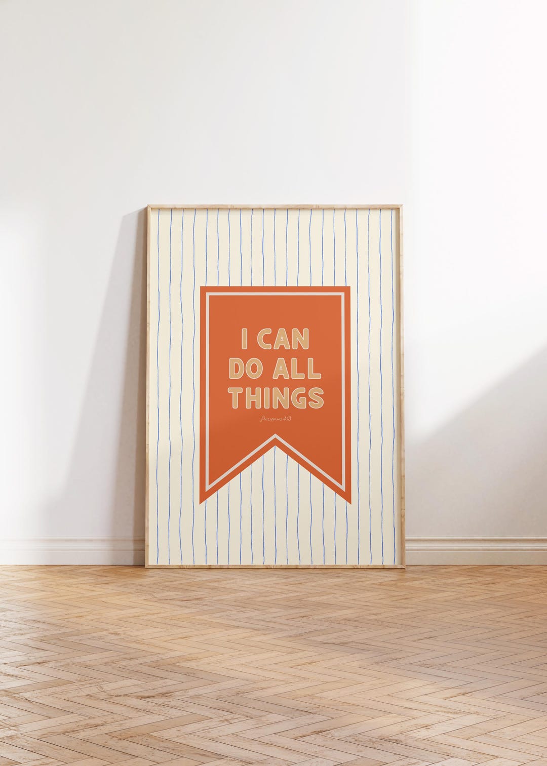 I Can Do All Things Through Christ Pendant Wall Art- Vintage Christian ...