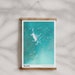 Christian Waves Poster Beach Home, Surfing Wall Art Dorm Room, Ocean ...