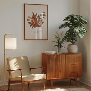 Fall Floral Vintage Scripture Wall Art Thanksgiving Christian Home ...