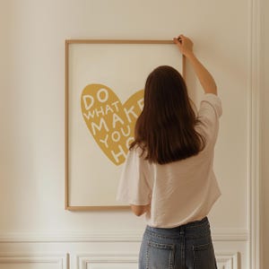 Yellow Christian Wall Art Modern Aesthetic Bible Verse Print Trendy ...