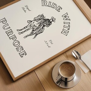 Western Christian Wall Art Vintage Scripture Artwork B&W Minimalistic ...