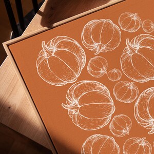 Modern Fall Christian Print Autumn Home Decor Pumpkin Wall Art Biblical ...