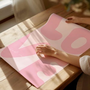 Girly Christian Wall Art God is Love Monochromatic Pink Typography ...