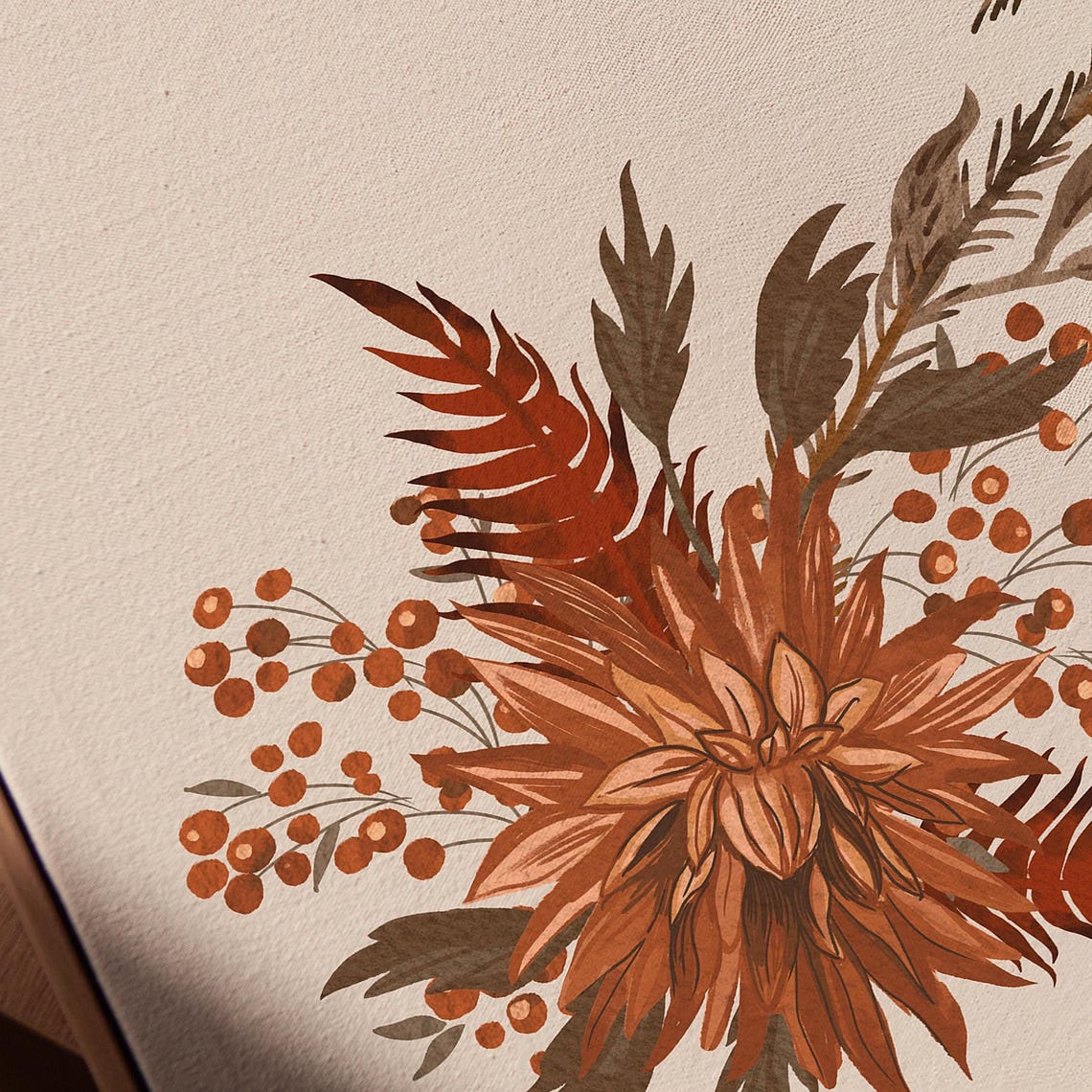 Fall Floral Vintage Scripture Wall Art Thanksgiving Christian Home ...