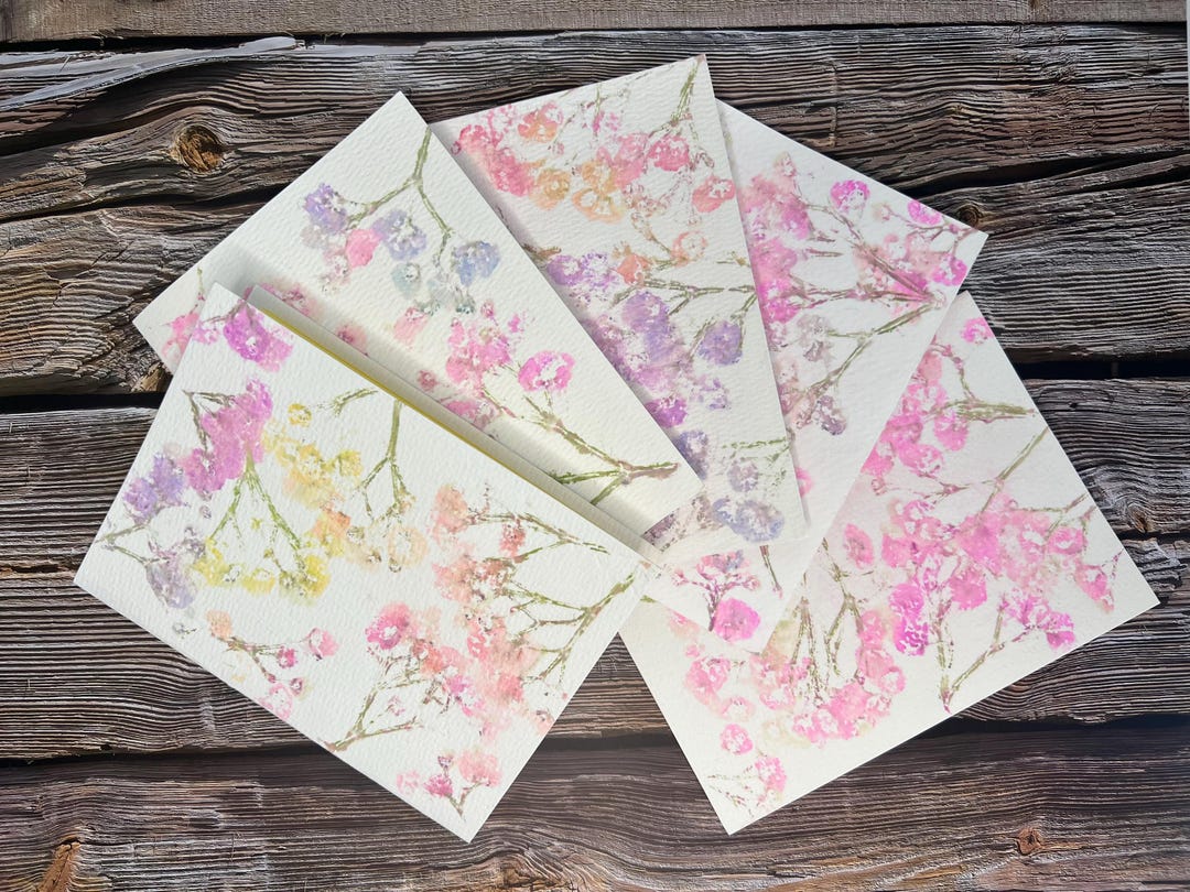 Spring Flower Greeting Cards | Hammered Flowers | Easter Cards | Mother ...