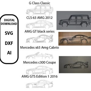 Mercedes Amg Laser Cut Files - DXF, SVG, AI - Etsy Australia