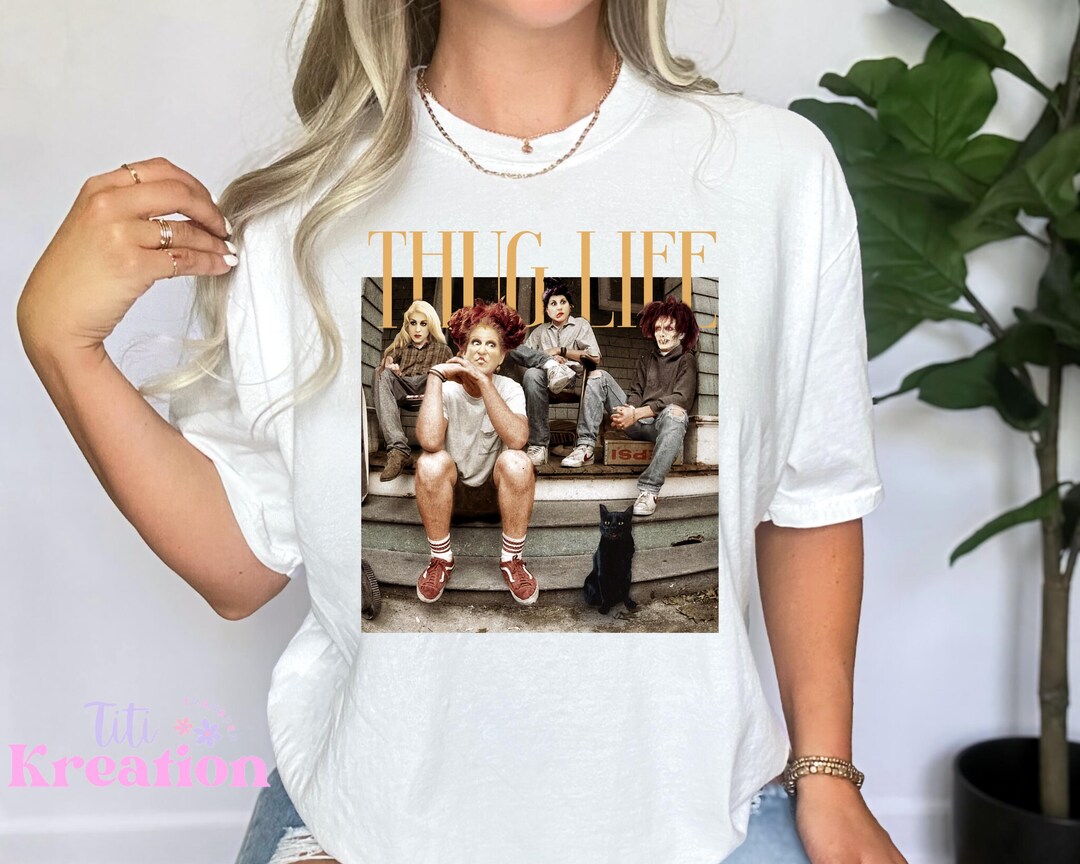 Thug Life Bad Witches DTF Transfer Ready to Ship Ready to Pressretro ...