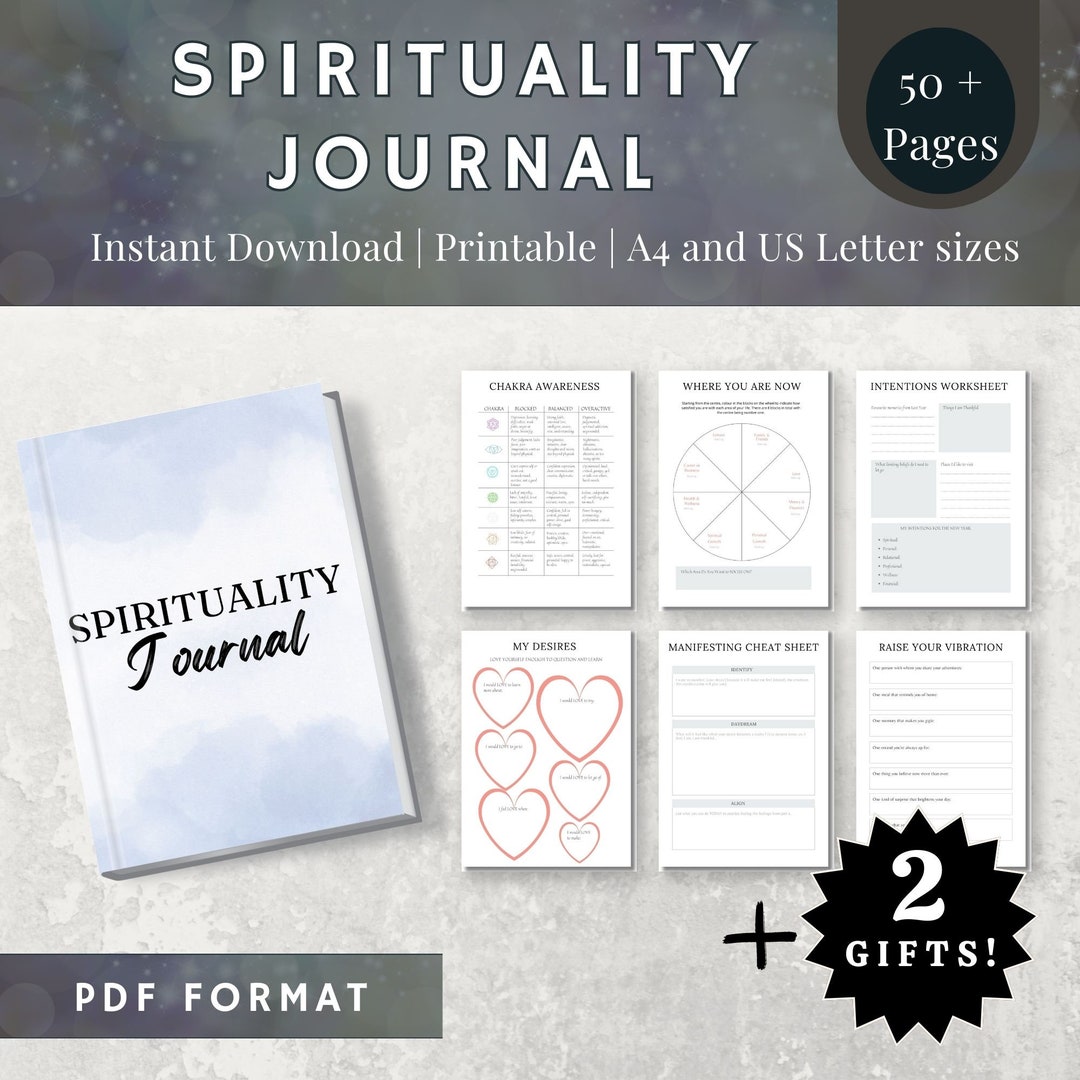 Spirituality Planner Printable | Awakening Journal PDF | Tarot Journal ...