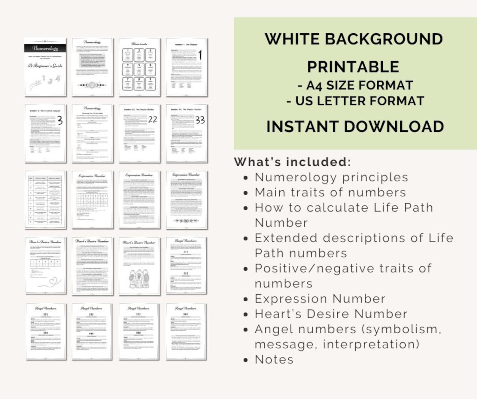 Numerology Basics Guide | Life Path, Expression, Heart's Desire Numbers ...