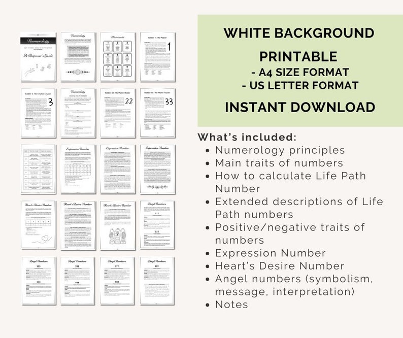 Numerology Basics Guide | Life Path, Expression, Heart's Desire Numbers ...