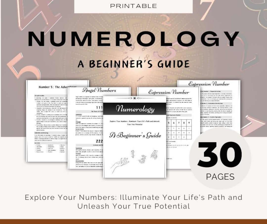 Numerology Basics Guide | Life Path, Expression, Heart's Desire Numbers ...