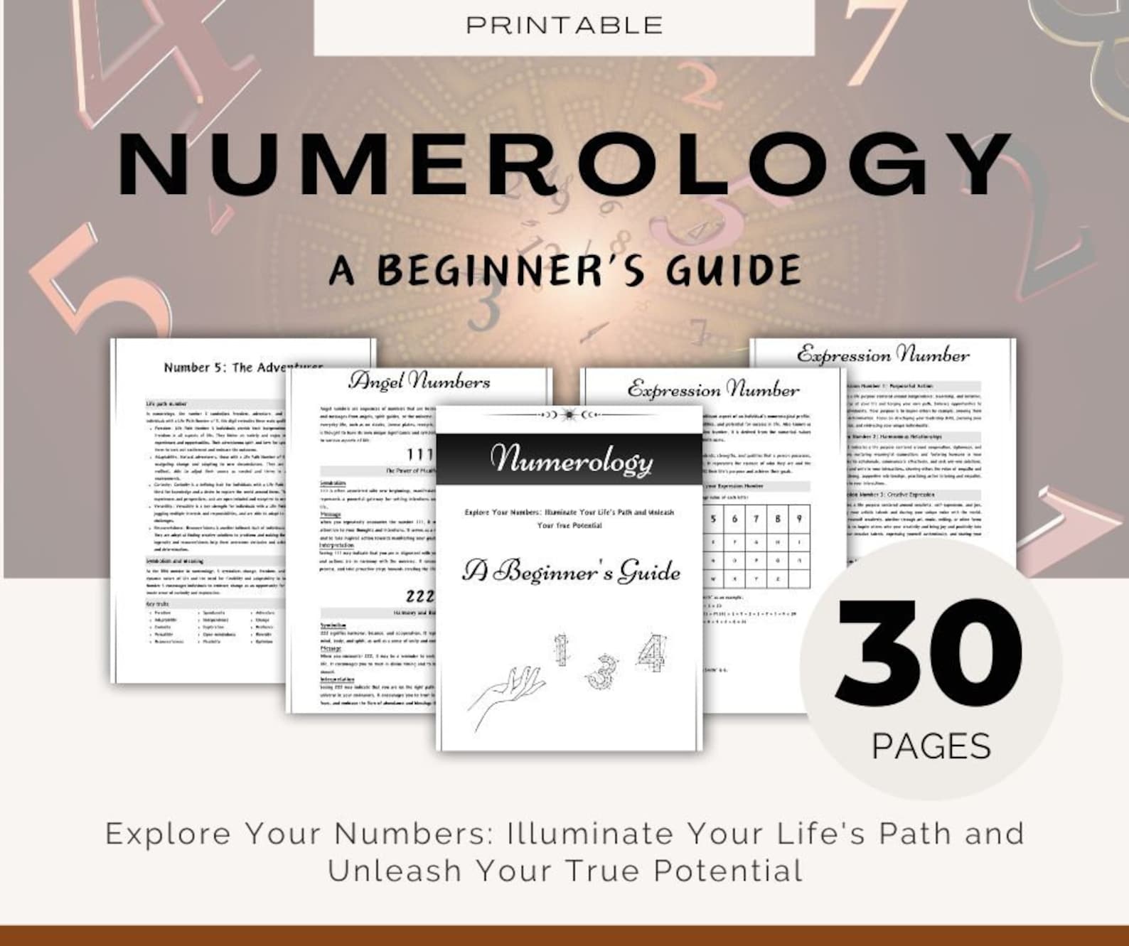 Numerology Basics Guide | Life Path, Expression, Heart's Desire Numbers ...