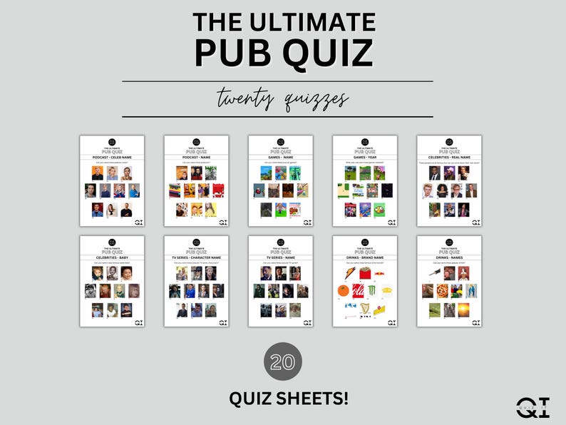 Pub Quiz, Pub Picture Quiz, Picture Quiz, Family Quiz, Fun Quiz, Quiz ...