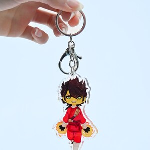 Ninja Go Inspired Acrylic Keychains - Etsy