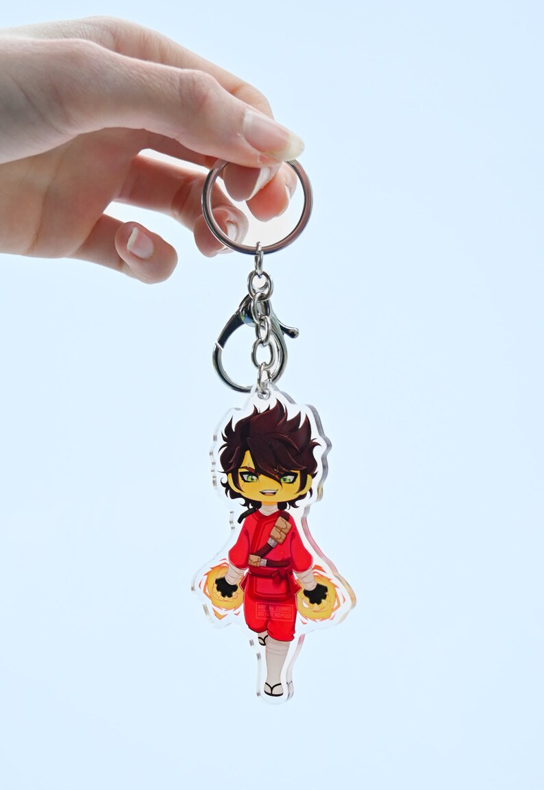 Ninja Go Inspired Acrylic Keychains - Etsy