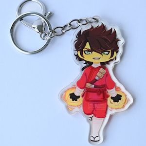 Ninja Go Inspired Acrylic Keychains - Etsy