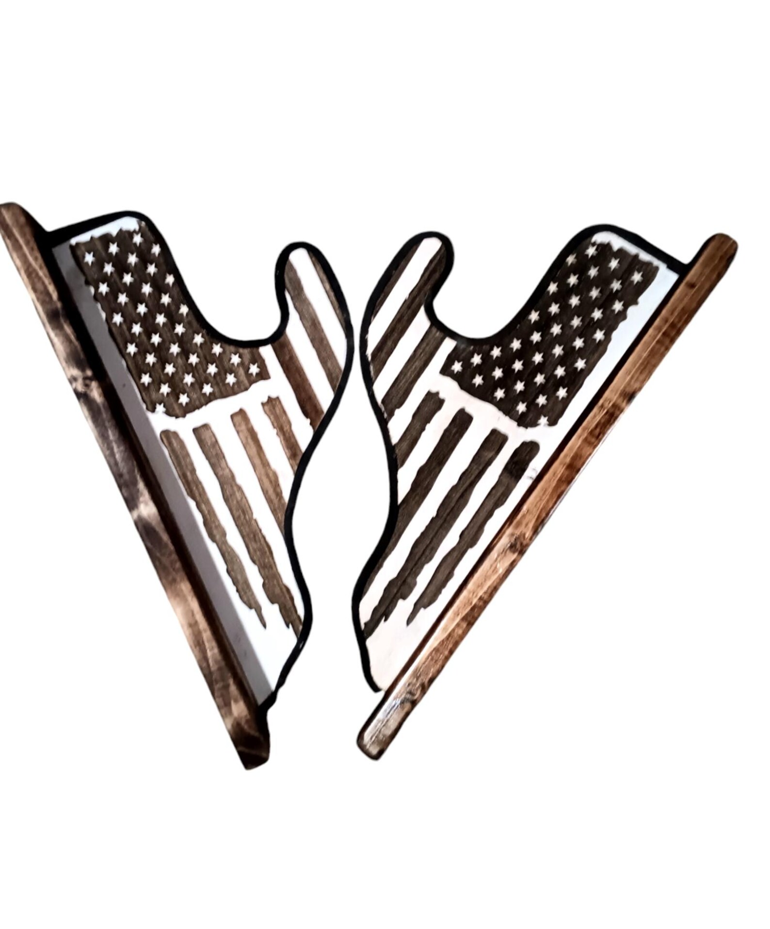 Gun Rack Single Gun American Flag Gun Rack Thick Scratch Resistant ...