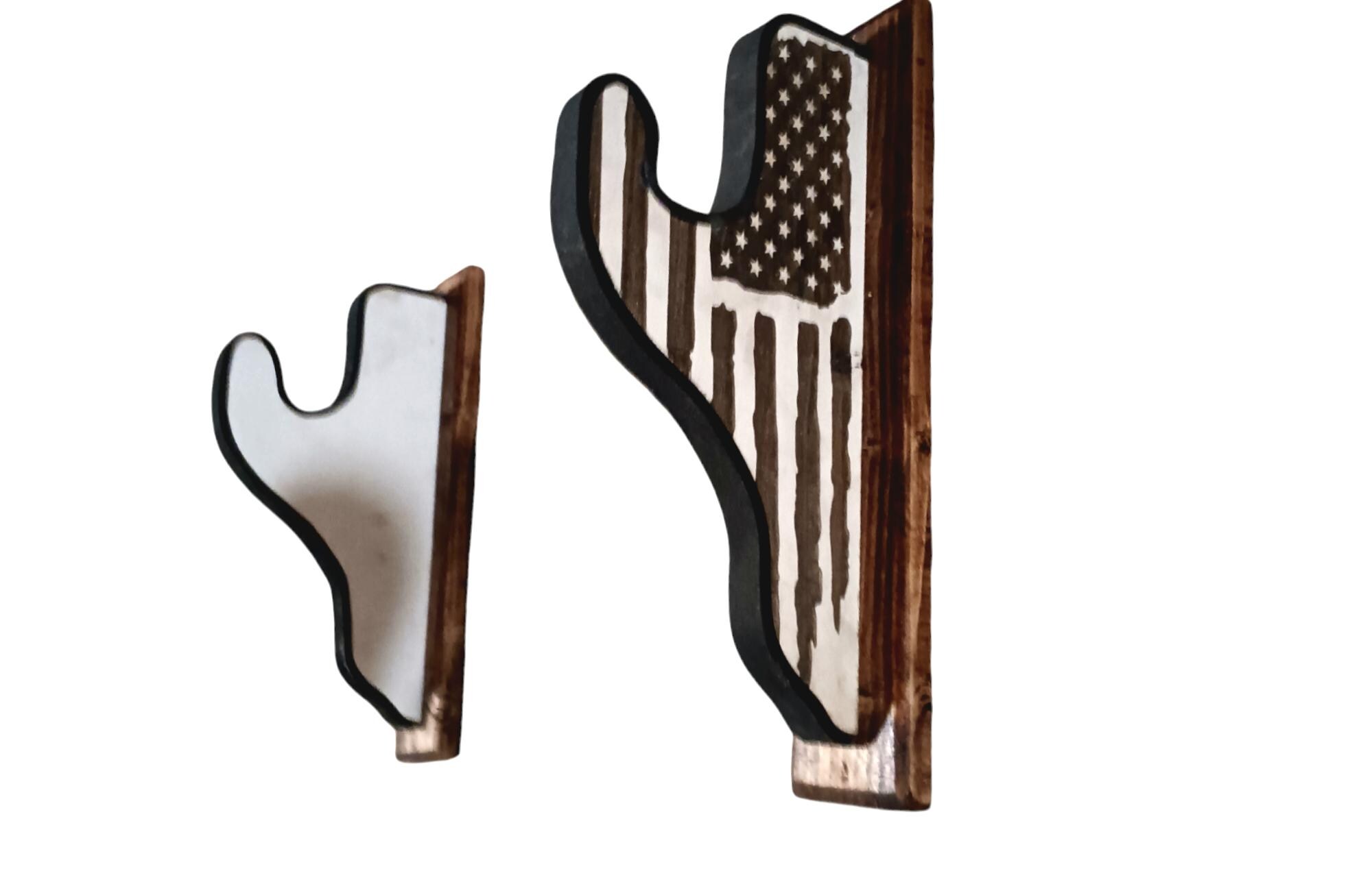 Gun Rack Single Gun American Flag Gun Rack Thick Scratch Resistant ...