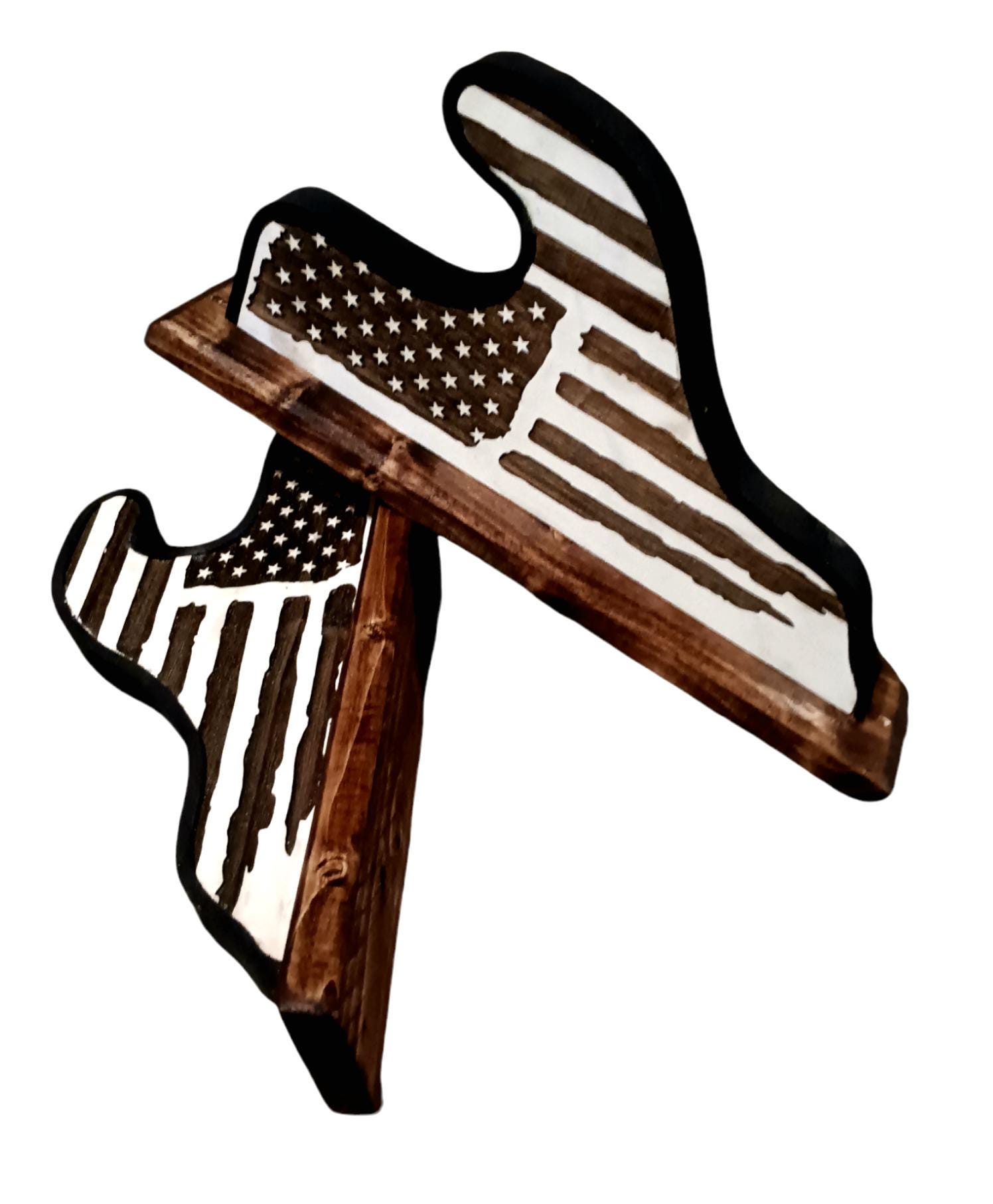 Gun Rack Single Gun American Flag Gun Rack Thick Scratch Resistant ...