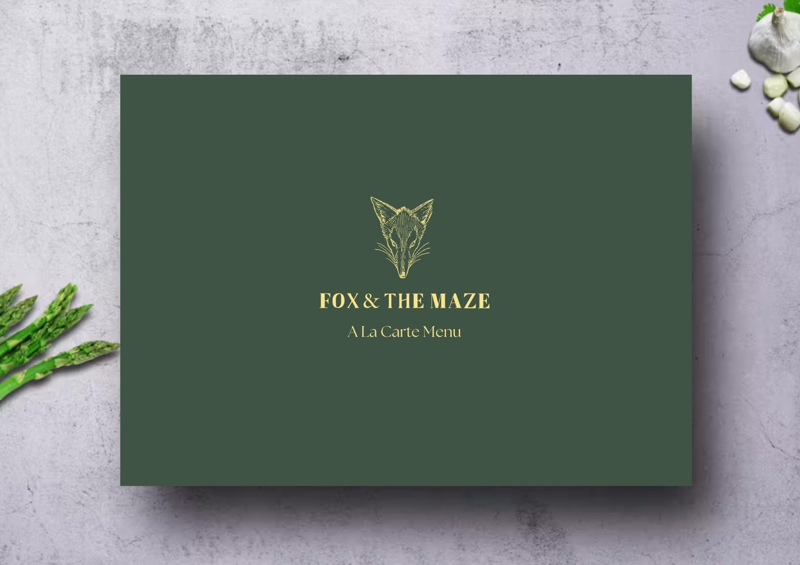 Classy & Traditional Restaurant Menu, A La Carte Menu, Michelin Star ...