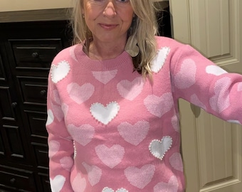 Heart Sweater - Etsy