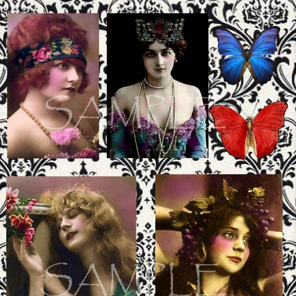 Collage Victorian - Etsy