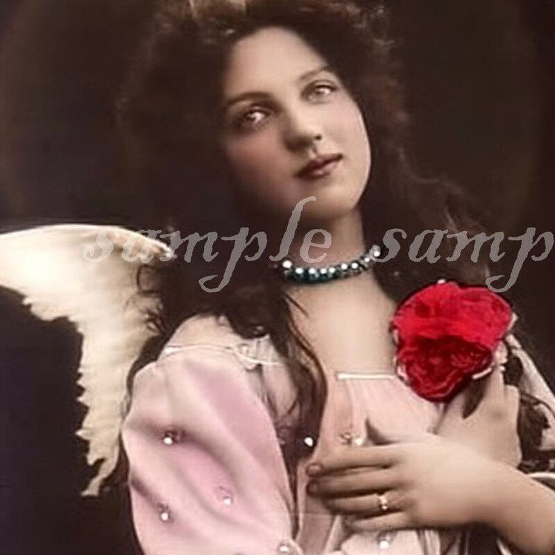 Angel Postcard - Etsy